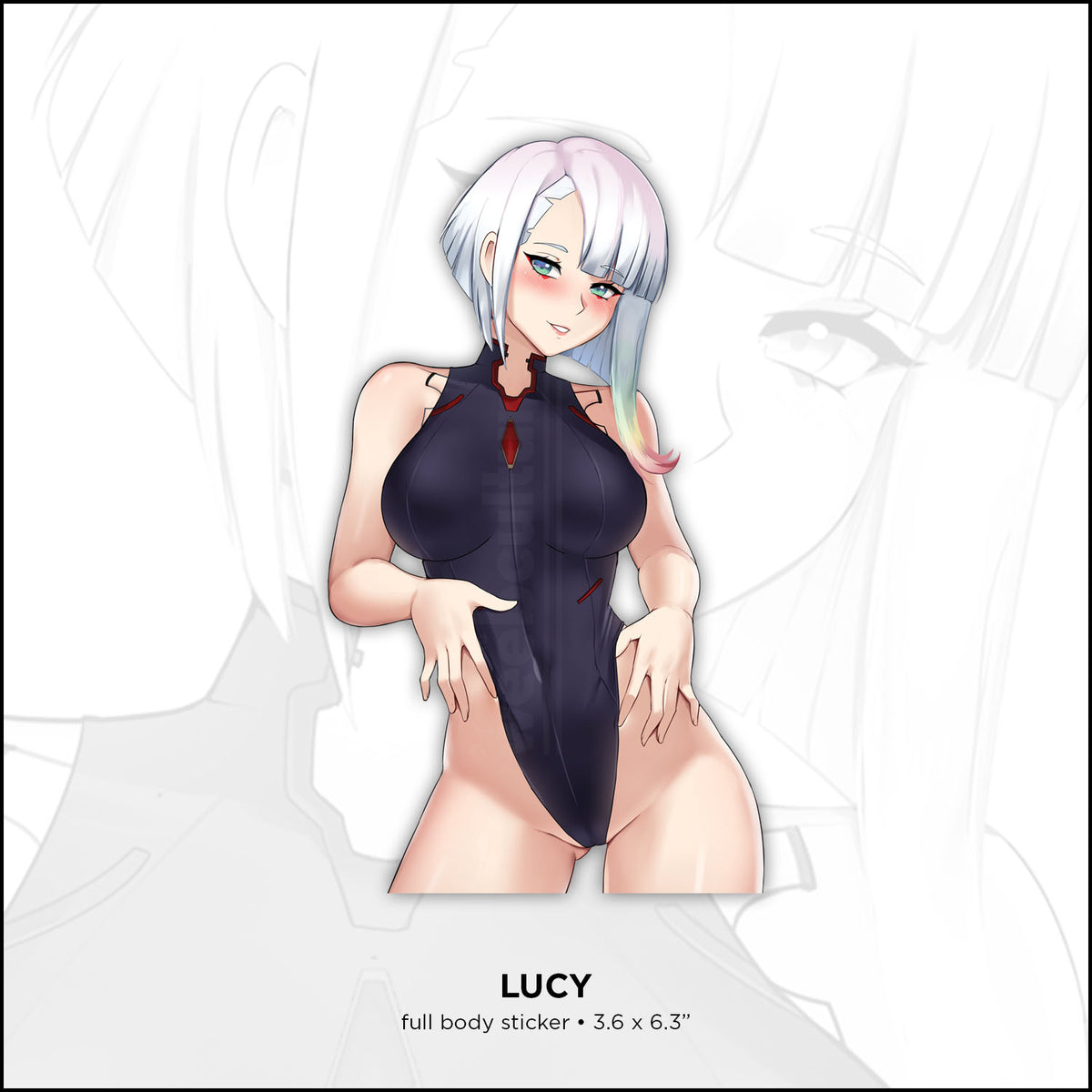 Lucy Sticker – Weeb Culture