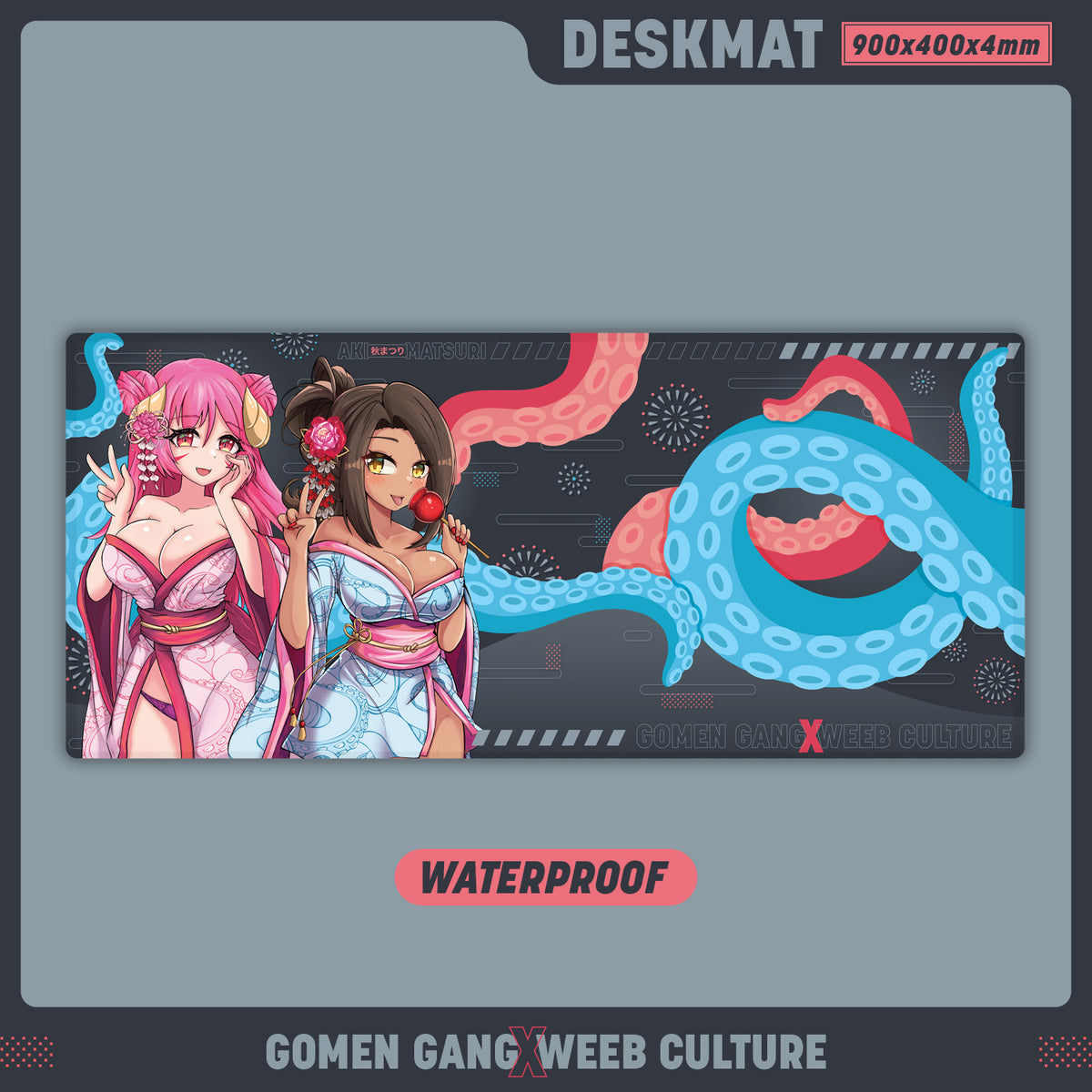 [Gomen Gang X Weeb Culture] Homura & Ruby Elite Gaming Mat
