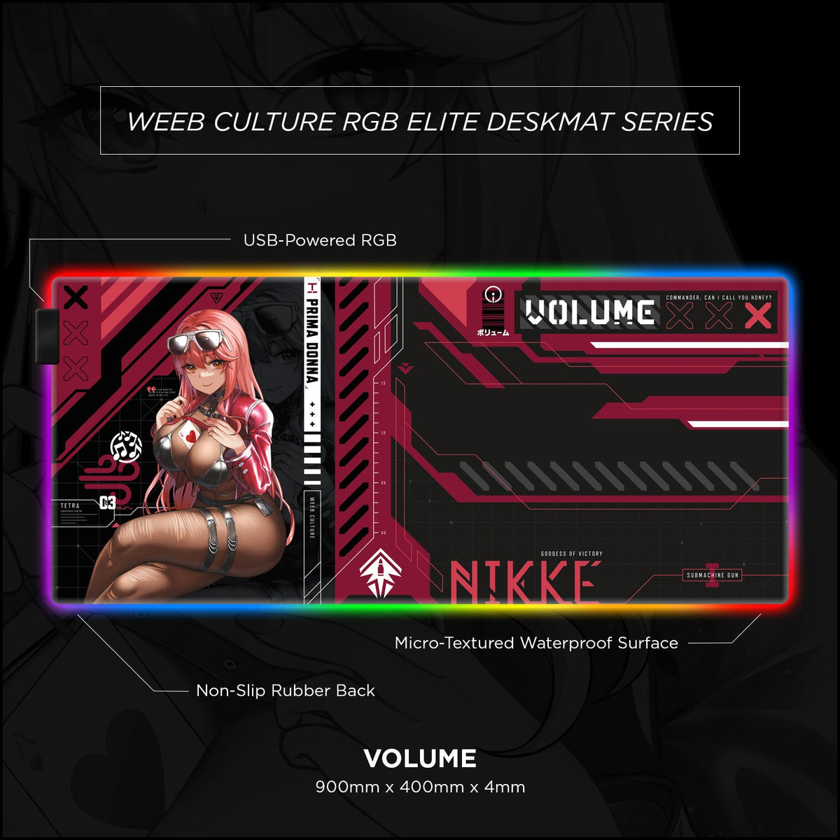 Voluptuous Waifu Elite Gaming Desk Mat – Weeb Culture