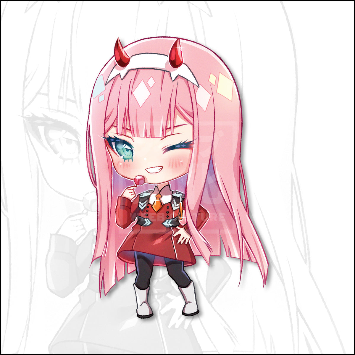 [Chibi Ver.] 002 Sticker – Weeb Culture