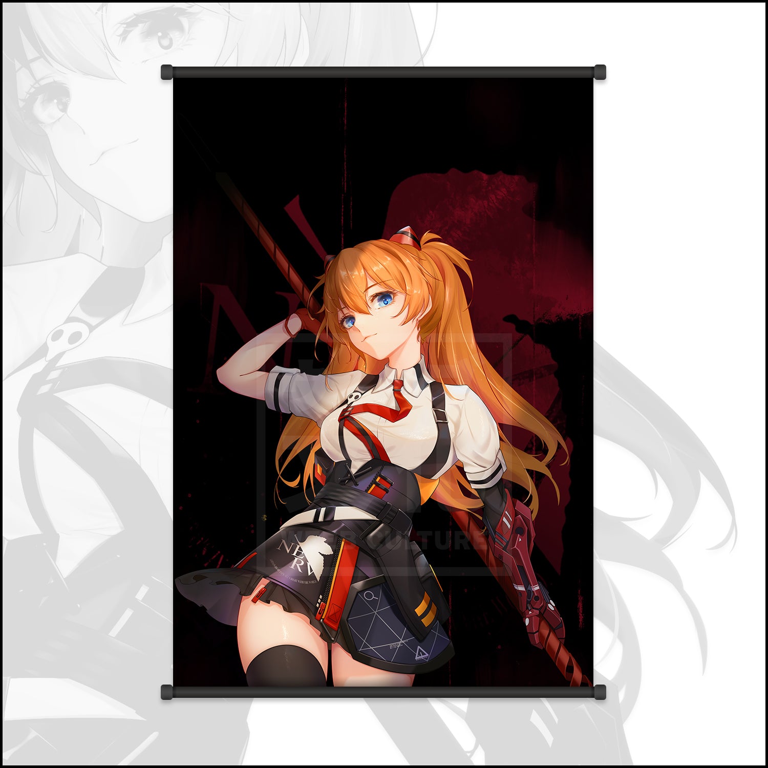 [Blazing Hope] Asuka Wall Scroll – Weeb Culture